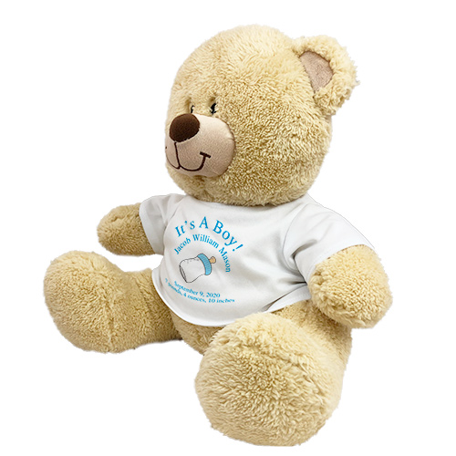 Personalized New Baby Boy Teddy Bear | 800Bear.com