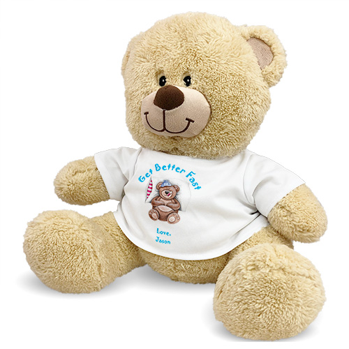 Personalized Get Better Fast Teddy Bear | 800Bear.com