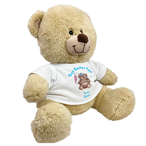 Personalized Get Better Fast Teddy Bear | 800Bear.com
