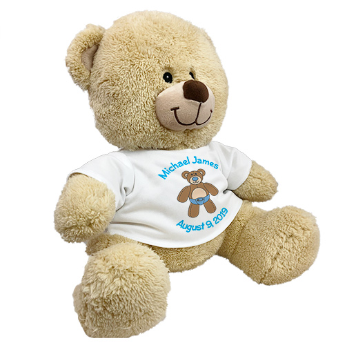 Personalized Baby Boy Teddy Bear | 800Bear.com