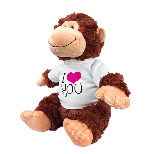 I Love You Monkey - 12" | 800Bear.com