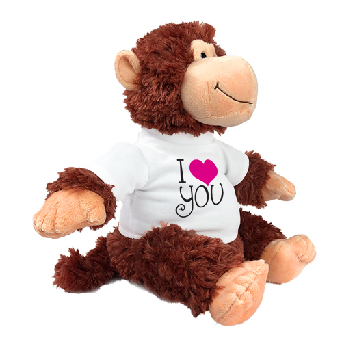 I Love You Monkey - 12" | 800Bear.com